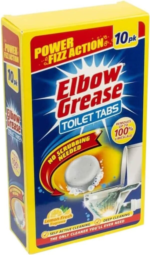 Elbow Grease Toilet Tablets Lemon 10 Sheets 30 G » The Import Market