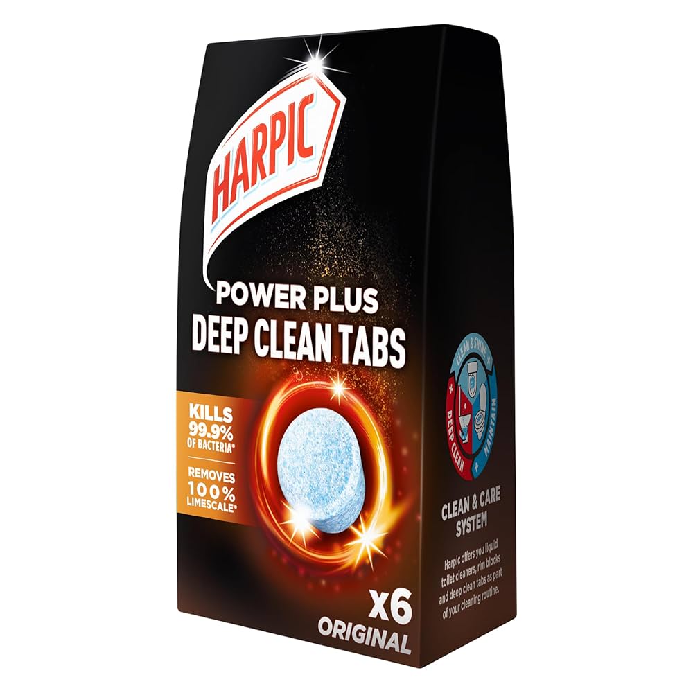 Harpic Power Plus Deep Clean Tabs Original 6 Tabs – The Import Market